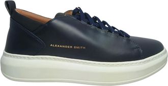 Alexander Smith Homme, Chaussures, Bleu, Taille: 44 EU Wembley Baskets