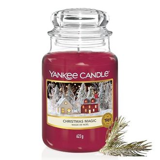 Yankee Candle Company Yankee Candle bougie jarre parfum&eacute;e | grande taille | Magie de No&euml;l | jusqu&agrave; 150 heures de combustion