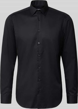 Jake*s Regular Fit Business Hemd aus Baumwolle mit Kentkragen