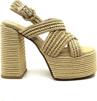 Castaner Femme, Chaussures, Beige, Taille: 39 EU Sandales &agrave; Talons Hauts
