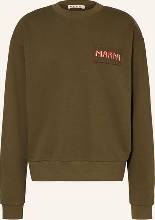 Marni Marni Oversized-Sweatshirt gruen