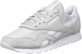 Reebok Damen Klassisches Nylon Sneaker,Stahlnebel F23 Stahlnebel F23 FTWR Weiß,35 EU