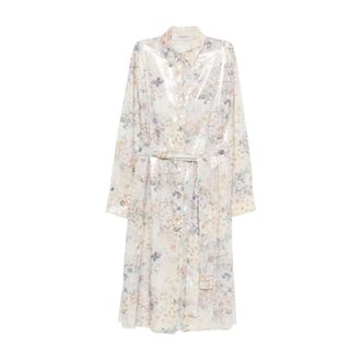 Golden Goose Femme, Robes, Multicolore, Taille: 40 FR Robe Multicolore en Mélange de Coton Aw25