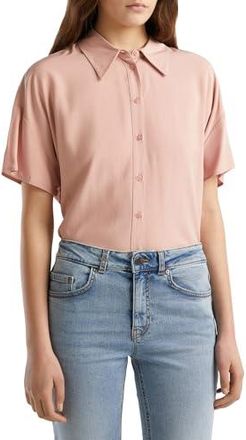 Benetton Undercolors of Benetton Chemise 5wpwdq04s, Poudre foncée 04 W, Small Femme