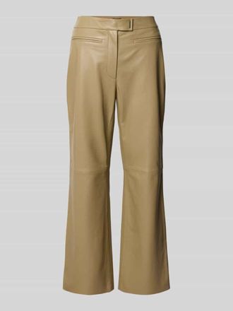 HUGO BOSS Regular Fit Lederhose aus echtem Lammleder Modell SIMARY