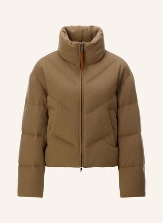Rich & Royal Daunenjacke Aus Flanell braun