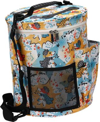 Holibanna Oxford Cloth Aufbewahrungstasche f&uuml;r Strickzeug und H&auml;keln Langlebiger DIY Handwerks Organizer mit Praktischem Griff Robustes Garn S&auml;ckchen f&uuml;r Unterw