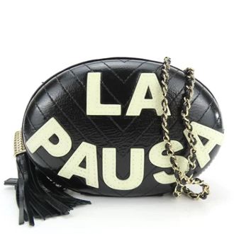 Chanel Pre-owned Leder Schultertasche - - Pre-owned - Damen - Schwarzk - ONE SIZE