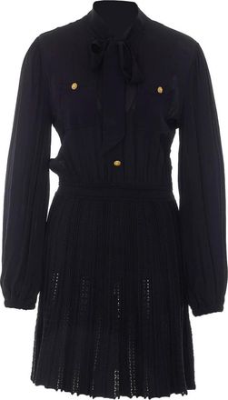 Twinset Knielanges Kleid - Schwarz