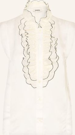 Sandro Sandro Blusentop Mit Spitze weiss