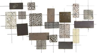 Beliani Elegante Wanddekoration gold Astatine