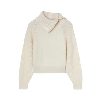 Agnona Cashmere Tricots - Femme - Pulls - Blanc - Taille: 38 FR