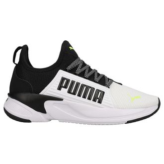Puma Puma Herren Softride Premier Slip on Performance Running, White Black Yellow Alert, 45 EU
