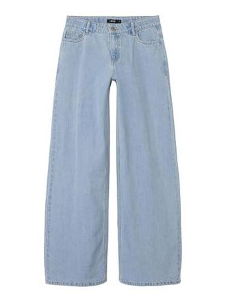 LMTD Limited Lmtd Nlfkizza DNM LW Pantalon Large Noos, Bleu Jeans Clair, 12 Ans