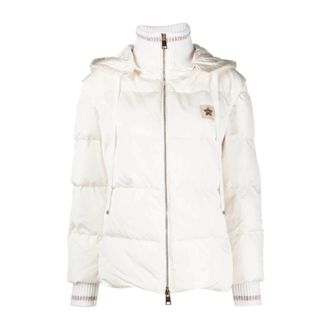 Lorena Antoniazzi Wattierte Jacke - - Jackets - Damen - Wei&szlig; - L