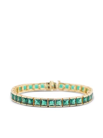 Izabel Display bracelet &agrave; design carr&eacute; - Vert