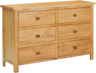 vidaXL Vidaxl - Commode 105x33,5x73 cm Bois de chêne massif
