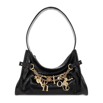 Chloé Femme, Sacs, Noir, Taille: ONE Size Sac à bandoulière Charms