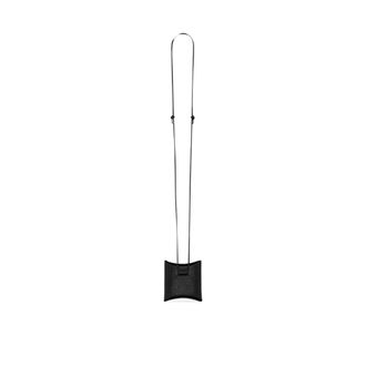 Saint Laurent Mens Black Calfskin Airpod Holder Accessory
