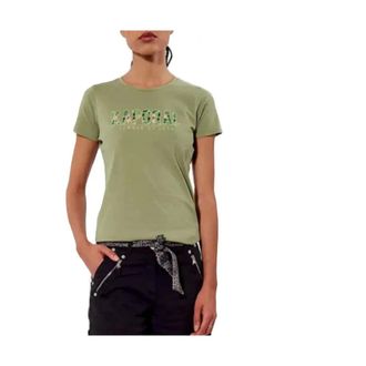 Kaporal Femme, Tops, Vert, Taille: 36 FR Tee Shirt à Manches Courtes Kecil Tileul
