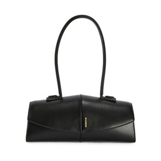 Jil Sander Kante Schultertasche - - Bags - Damen - Schwarzk - ONE SIZE