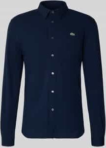 Lacoste Slim Fit Freizeithemd aus reiner Baumwolle