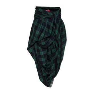 Diesel O-Winny Wollrock - - Skirts - Damen - Gr&uuml;n - XS