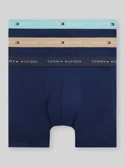 Tommy Hilfiger Regular Fit Trunks aus Baumwoll-Mix im 3er-Pack
