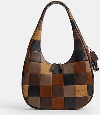 Coach Alter/Ego Schultertasche In Halbmondform Aus Upcrafted-Veloursleder Und Upcrafted-Leder