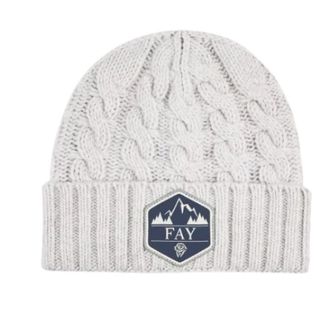 Fay Wool Beanie - - Accessories - Herren - Grau - ONE SIZE