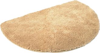 Mesana J-10005/35 Hellbraun Duschmatte, Mikrofaser, 50x80 cm halbrund