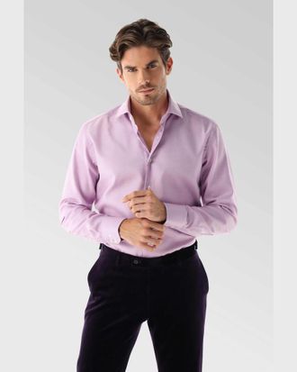 van Laack Twill Hemd mit Struktur Tailor Fit