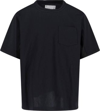 sacai T-Shirt Aus Baumwolle