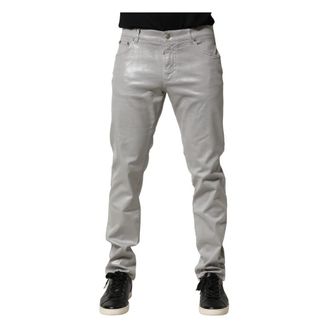 Dolce & Gabbana Cotton Stretch Slim Denim Jeans - - Jeans - Herren - Grau - XL