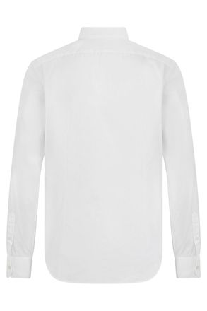 Slowear Mens Cotton Long-Sleeve Shirt White