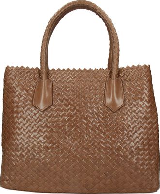 Melvin & Hamilton Handgeflochtene Ledertasche Kimberly 1