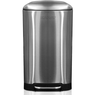 Casa Pura Casa Pura - M&uuml;lleimer Cubo Edelstahl Farbe: Silber