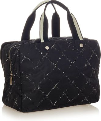 Chanel Old Travel Line Nylon Handbag