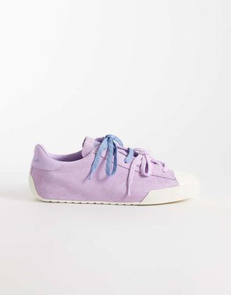 Converse Chuck Taylor Lo Sneaker mit doppelter Schn&uuml;rung in Violett-Lila