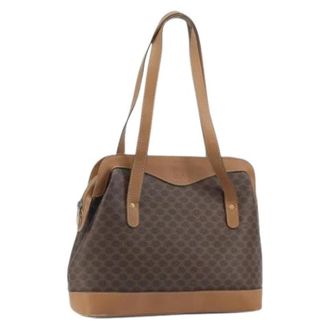 Celine Pre-owned Plastic Vintage Schultertasche - - Pre-owned - Damen - Braun - ONE SIZE