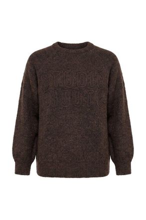 STUDIO UNTOLD Strickpullover Pullover Classic Shape STUDIO Ballon&auml;rmel