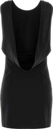Andamane Open Mini Dress - Black