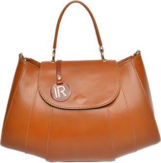 Isabella Rhea Braun Rindsledertasche