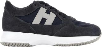 Hogan Homme, Chaussures, Bleu, Taille: 43 1/2 EU Baskets Interactives