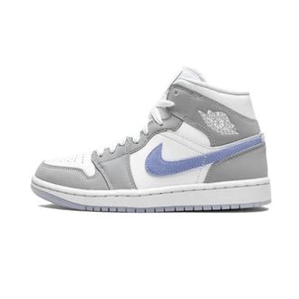 Nike Jordan Graue Mid Stilvolle Sneakers - - Sport - Herren - Grau - 37 1/2 EU
