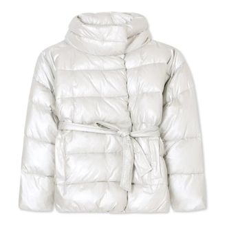 Emporio Armani Gewebte Blouson Jacke f&uuml;r Frauen - - Jackets - Damen - Wei&szlig; - M