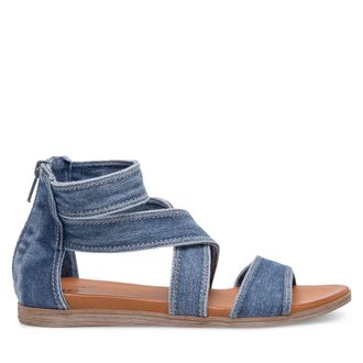 Mustang Jeans Sandalen Mustang 1424-806 Blau