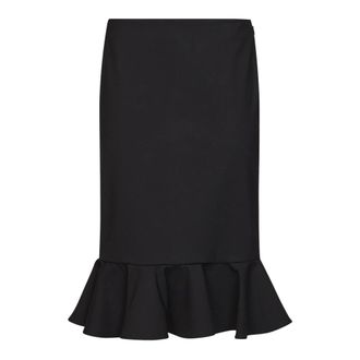 Giuseppe Di Morabito Midirock mit R&uuml;schensaum - - Skirts - Damen - Schwarzk - M