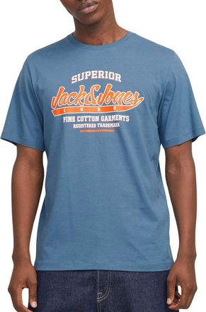 Jack & Jones T Shirt Herren O-Neck Logo Basic