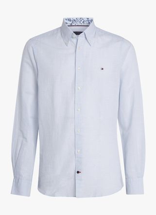 Tommy Hilfiger Chemise slim en coton et lin